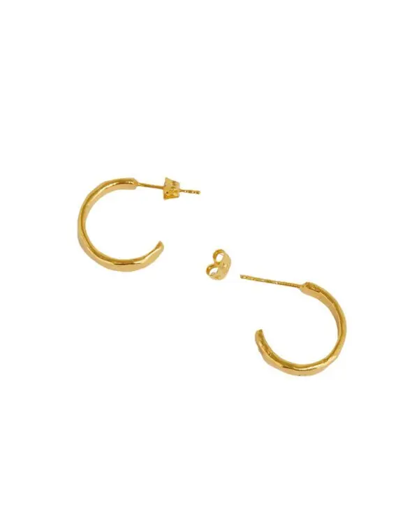 OTTOMAN HANDS Dela Textured Hoop Earrings