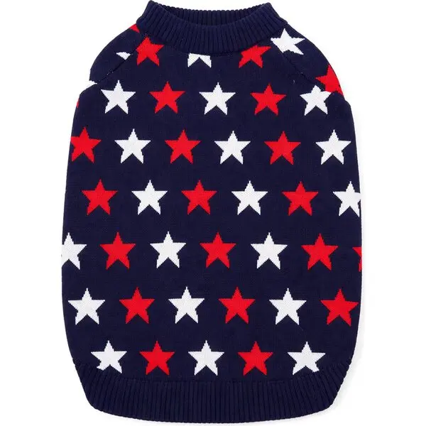 FOUND MY ANIMAL Star Pet Sweater - Blue