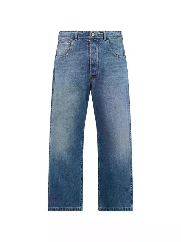 MAISON MARGIELA Buckle Strap Jeans - Blue