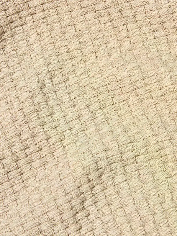 BOSS Waffle-knit Polo-collar T-shirt - Neutrals