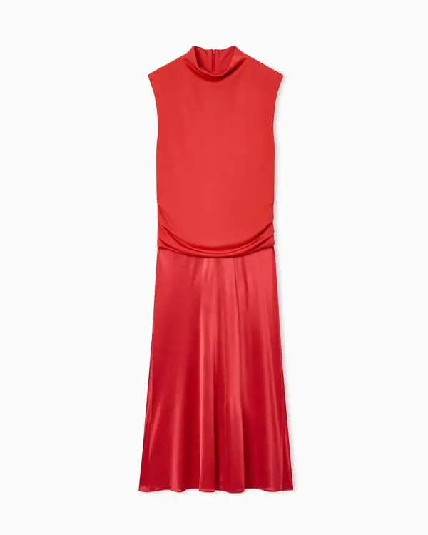 Giorgio Armani Viscose Double-jersey Dress