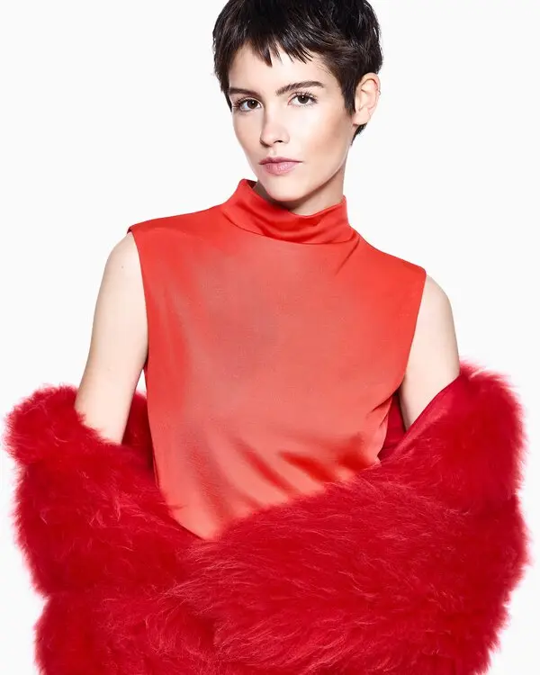 Giorgio Armani Viscose Double-jersey Dress