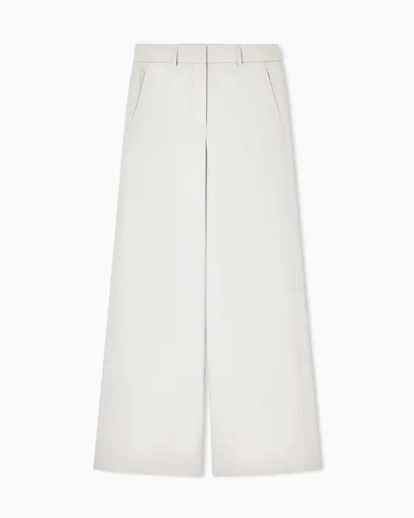 Giorgio Armani Pure Wool Wide-leg Trousers