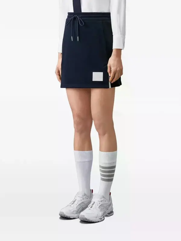 Thom Browne Classic 4-bar Mini Skirt - Blue