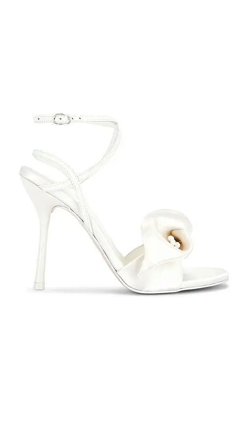 Cult Gaia Carly Sculptural Stiletto Sandal - Pearl