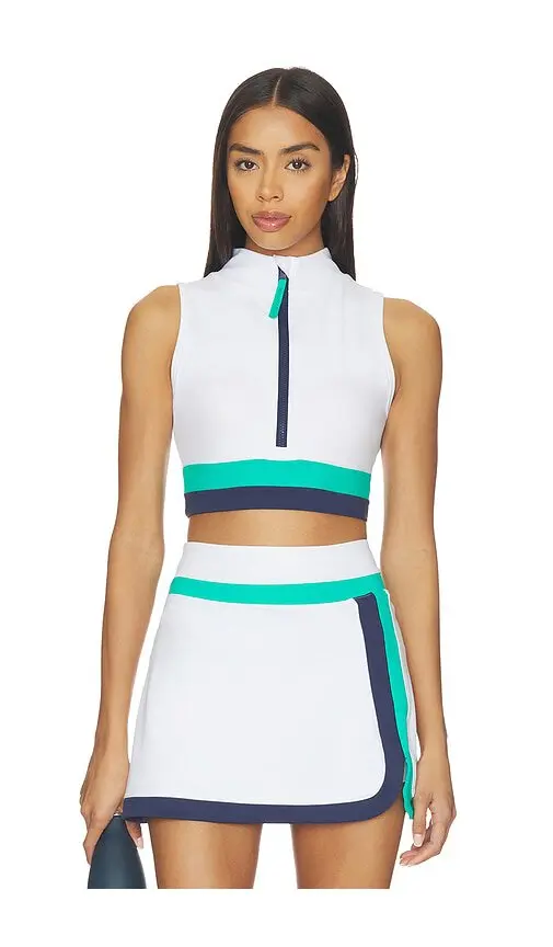 Beach Riot Etta Cropped Top - Twilight Tides Colorblock