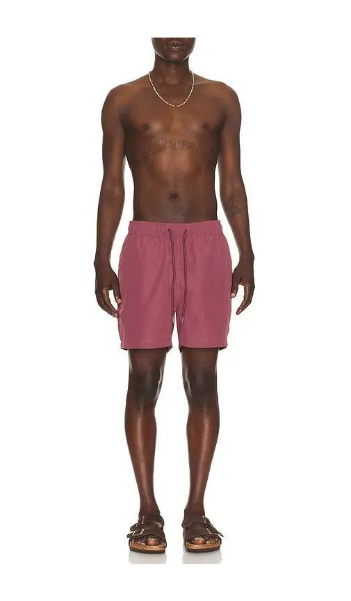Onia Charles 5 Swim Trunk - Berry
