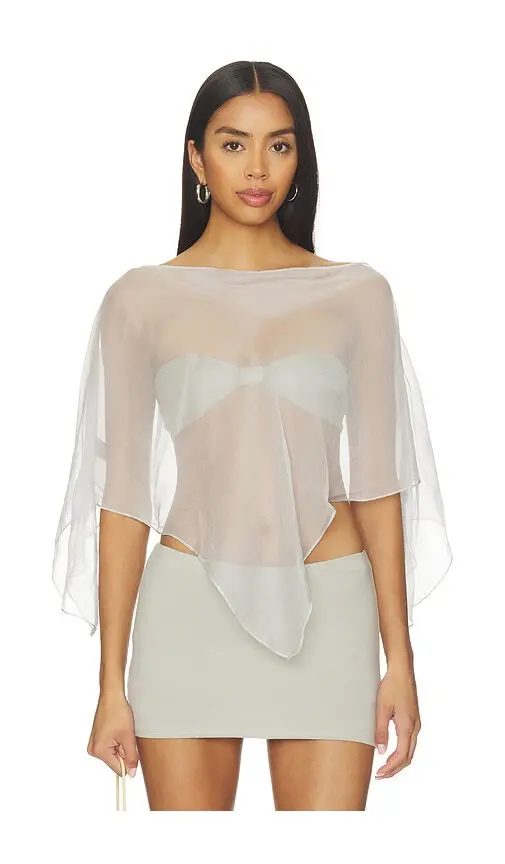 BUCI Honeycrisp Poncho - Slate