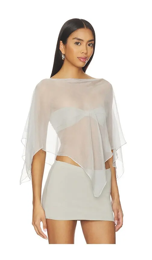 BUCI Honeycrisp Poncho - Slate