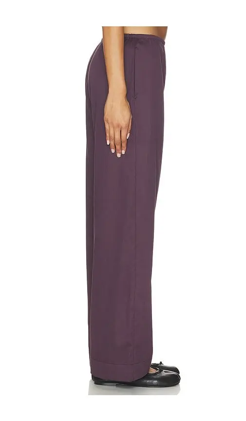 LESET Yoko Pocket Pant - Malbec