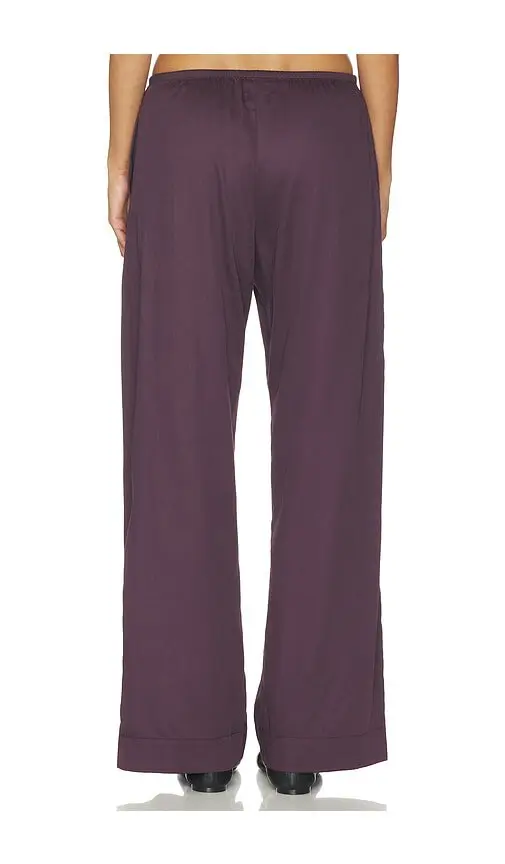 LESET Yoko Pocket Pant - Malbec
