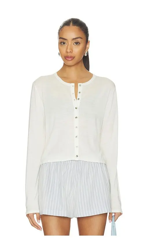 LESET James Crew Cardigan