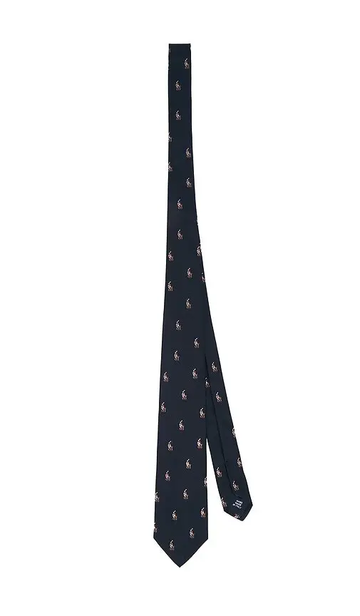 Polo Ralph Lauren Silk Polo Player Neck Tie - Navy