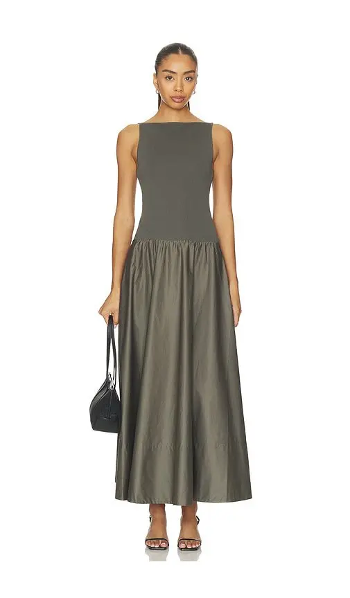 ST. AGNI Backless Circle Hem Dress
