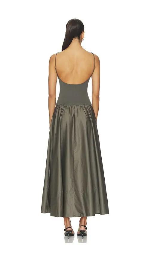 ST. AGNI Backless Circle Hem Dress