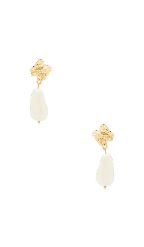 8 Other Reasons Pearl Drop Earrings - Gold & Pearl