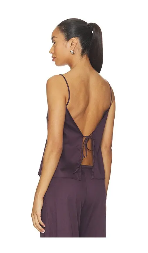 LESET Yoko Tie Back Top