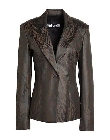 Just Cavalli Single-breasted Jacquard Blazer