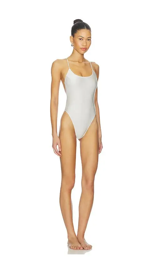 Frankies Bikinis X Jennie Agnes Satin One Piece
