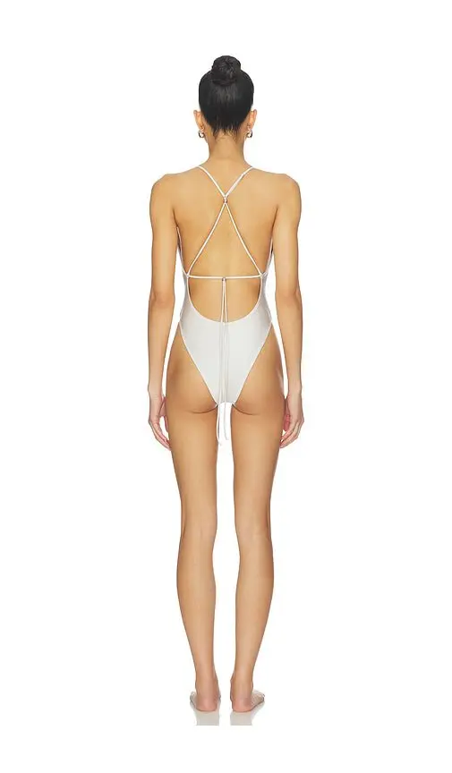 Frankies Bikinis X Jennie Agnes Satin One Piece