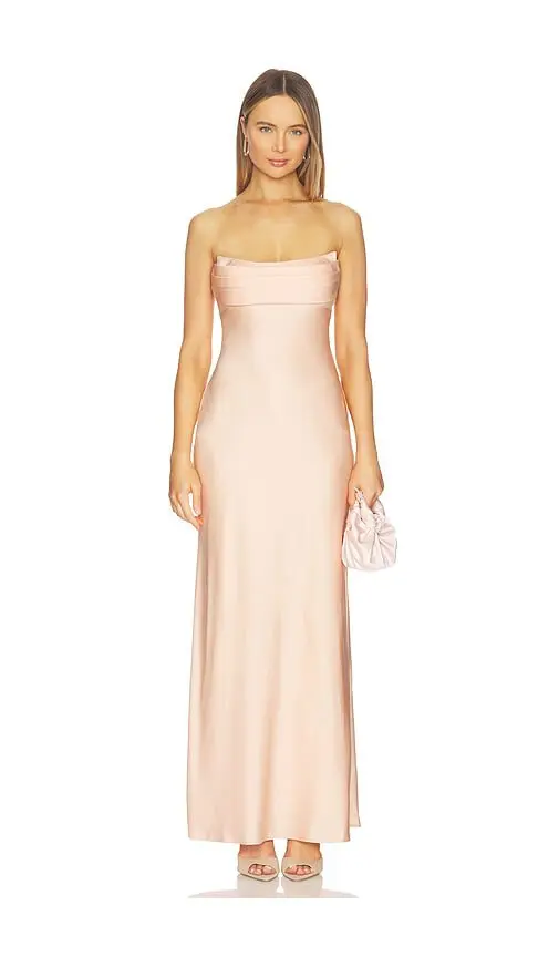 RUNAWAY THE LABEL Maxi Dress - Peach