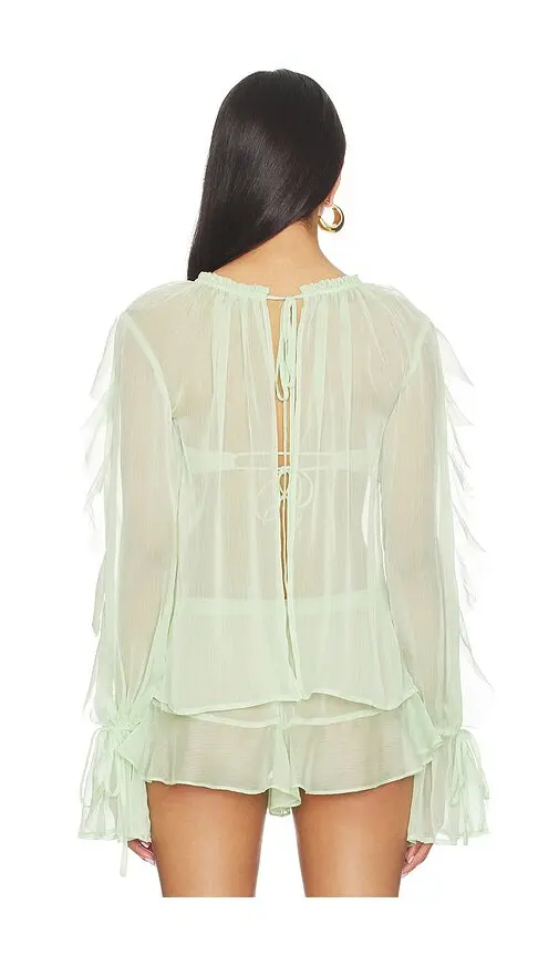 SHANI SHEMER Jeanie Longsleeve Top - Mint