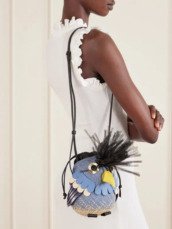 Loewe Raffia Shoulder Bag
