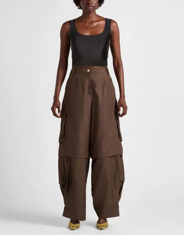 Just Cavalli Cropped Sleeveless Top In Polyamide And Elastane