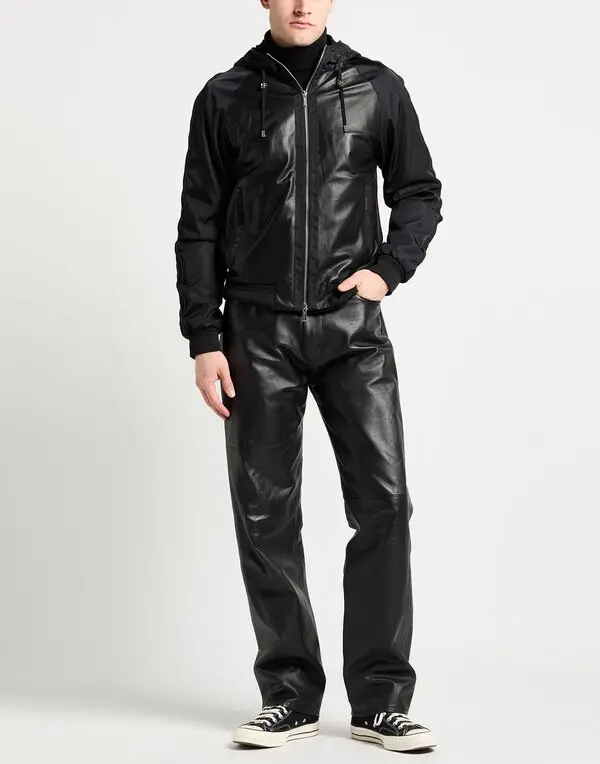 MOORER Sheepskin, Polyamide, And Elastane Hooded Jacket