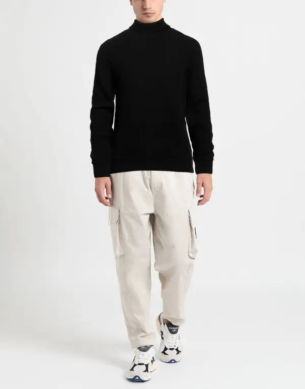 PAOLO PECORA Turtleneck Wool And Polyacrylic Knit