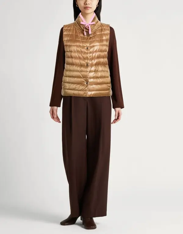 Herno Quilted Sleeveless Vest - Beige