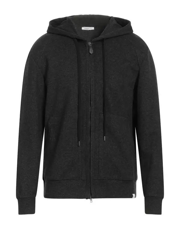 PAOLO PECORA Cotton Blend Zip-up Hoodie