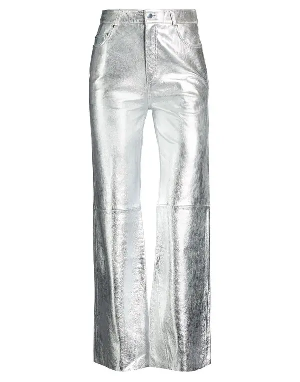 Maje Sheepskin Leather Bootcut Pants