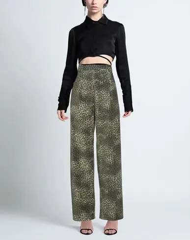 PT TORINO Cotton Elastane Leopard Print Velvet Pants