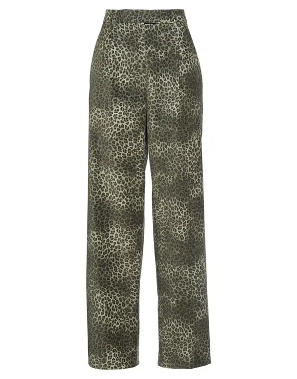 PT TORINO Cotton Elastane Leopard Print Velvet Pants