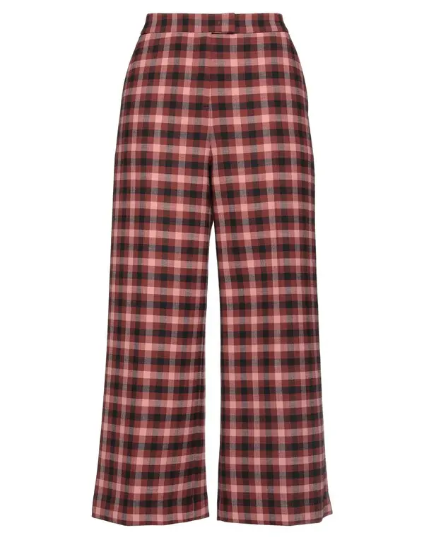 PT TORINO Checked Flared Cut Pants