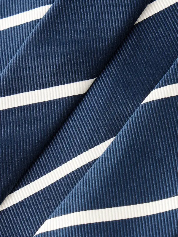 DRAKE'S 7cm Striped Silk Neck Tie