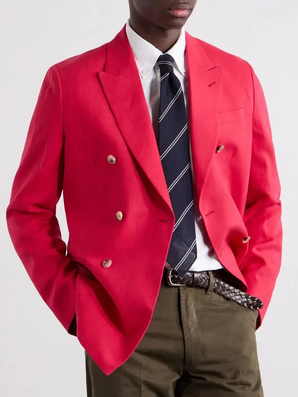 DRAKE'S 7cm Striped Silk Tie