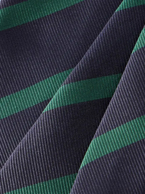 DRAKE'S 7cm Striped Silk Neck Tie
