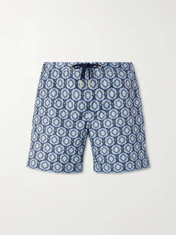 Orlebar Brown Bulldog Passetto Mid-length Swim Shorts - Blue