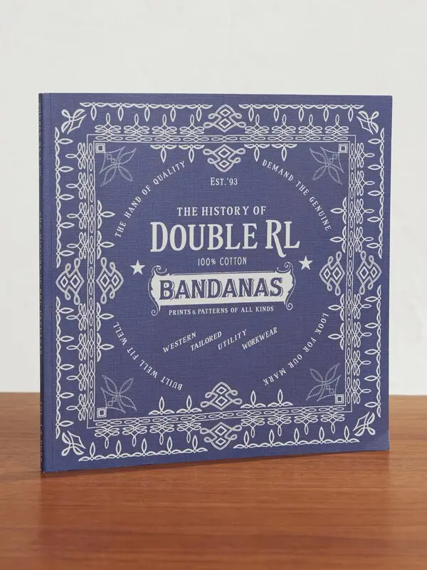 Ralph Lauren The History Of Double Rl Bandanas Book - Blue