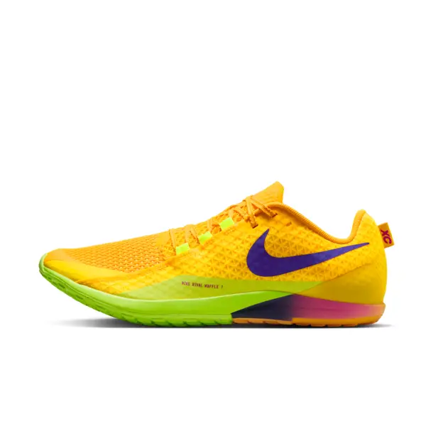 Nike Zoom Rival Waffle Road And Cross-country Racing Shoes - Yellow