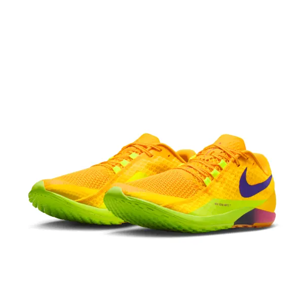 Nike Zoom Rival Waffle Road And Cross-country Racing Shoes - Yellow