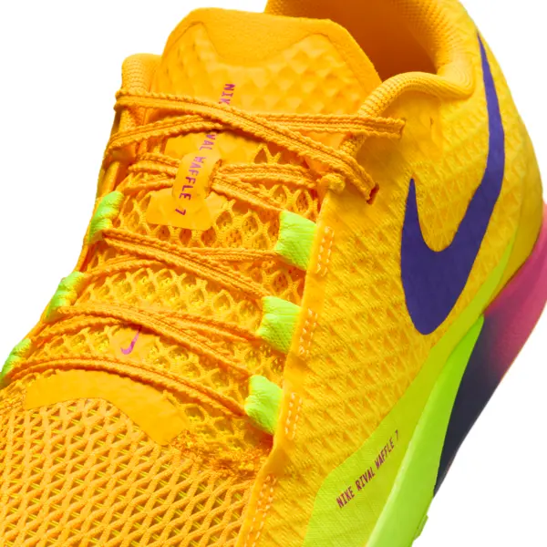 Nike Zoom Rival Waffle Road And Cross-country Racing Shoes - Yellow