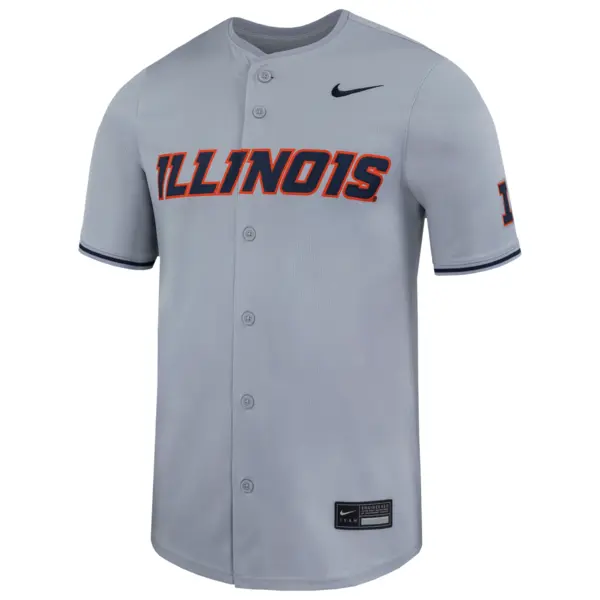 Nike Illinois Limited Baseball Jersey - Grey