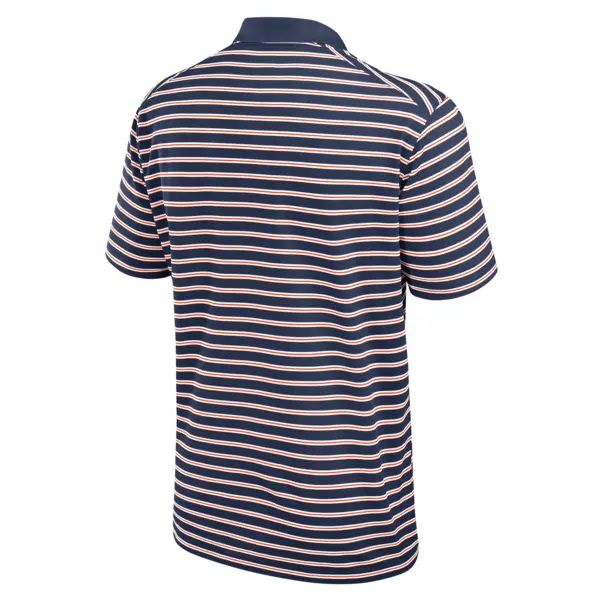 Nike Houston Astros Cooperstown Striped Victory Dri-fit Mlb Polo - Blue