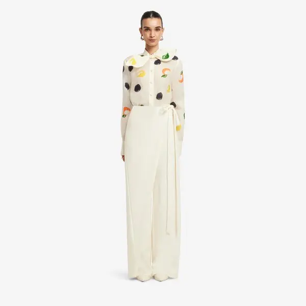LEO LIN Felicity Wrap Pants - Snow