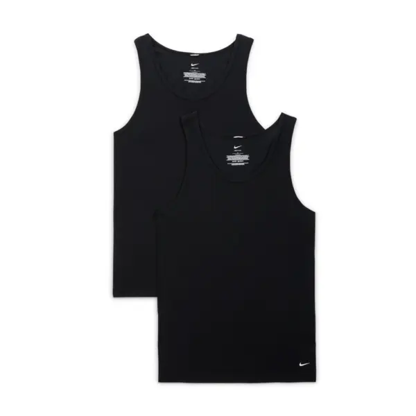 Nike Essential Stretch Cotton Tank Top - Black