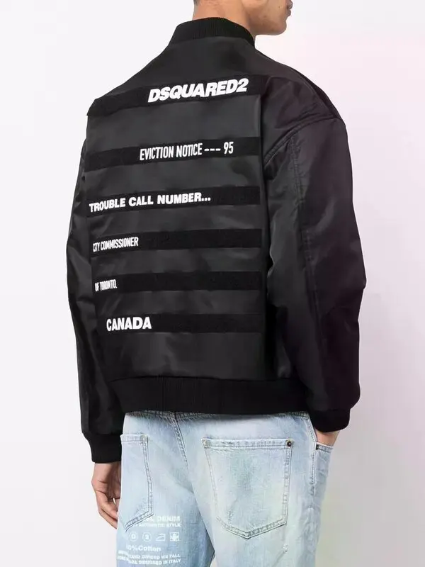Dsquared2 Slogan-print Bomber Jacket