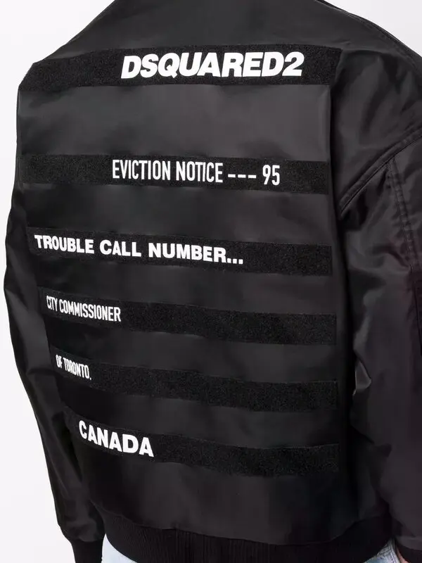 Dsquared2 Slogan-print Bomber Jacket